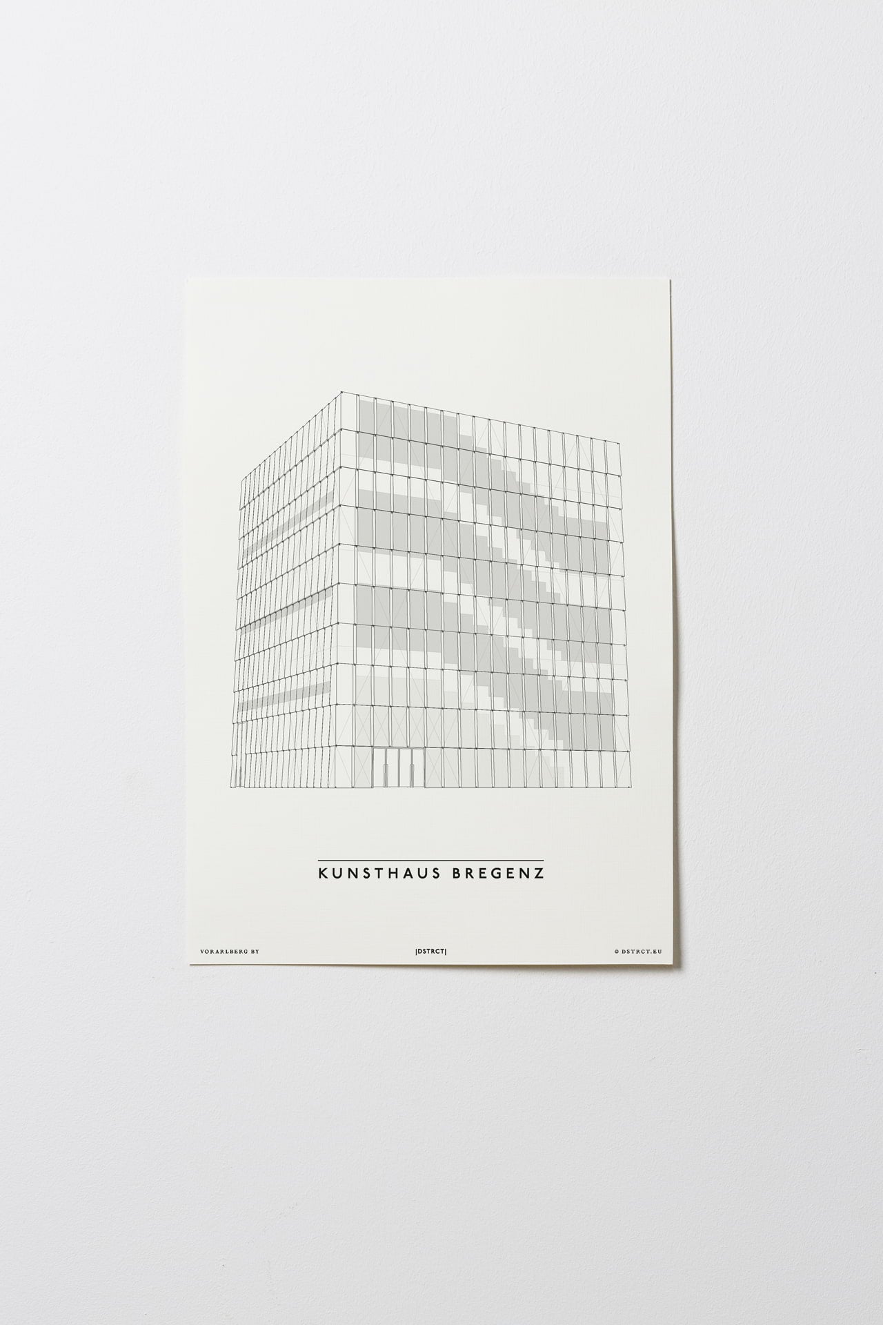 Kunsthaus Bregenz | Illustration drawing picture print poster – DSTRCT