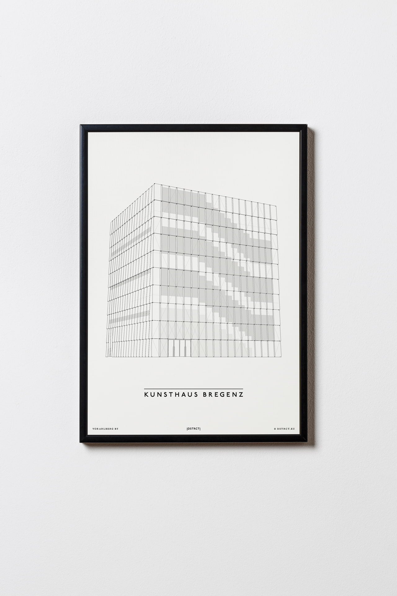 Kunsthaus Bregenz | Illustration drawing picture print poster – DSTRCT