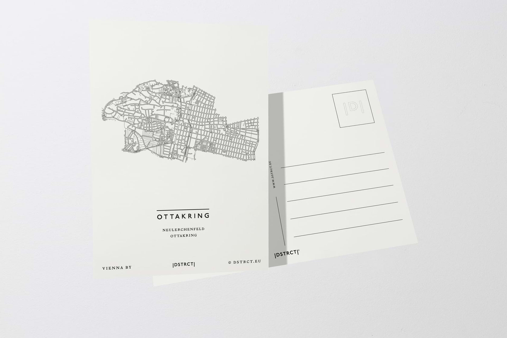 Ottakring | 1160 | Wien | City Map Karte Plan Bild Print Poster – DSTRCT