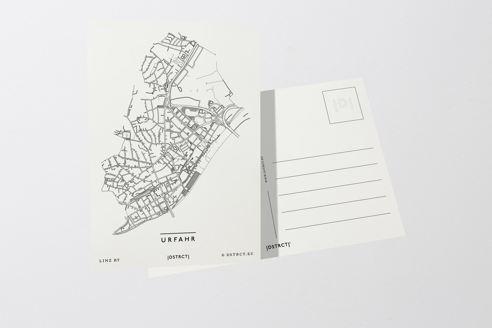 Urfahr | 4040 | Linz | City Map Karte Plan Bild Poster Print Bezirk ...