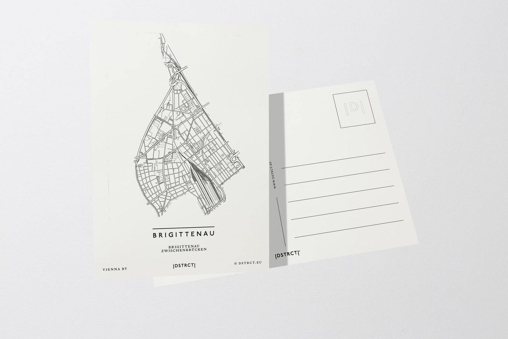 Brigittenau | 1200 | Wien | City Map Karte Plan Bild Print Poster – DSTRCT