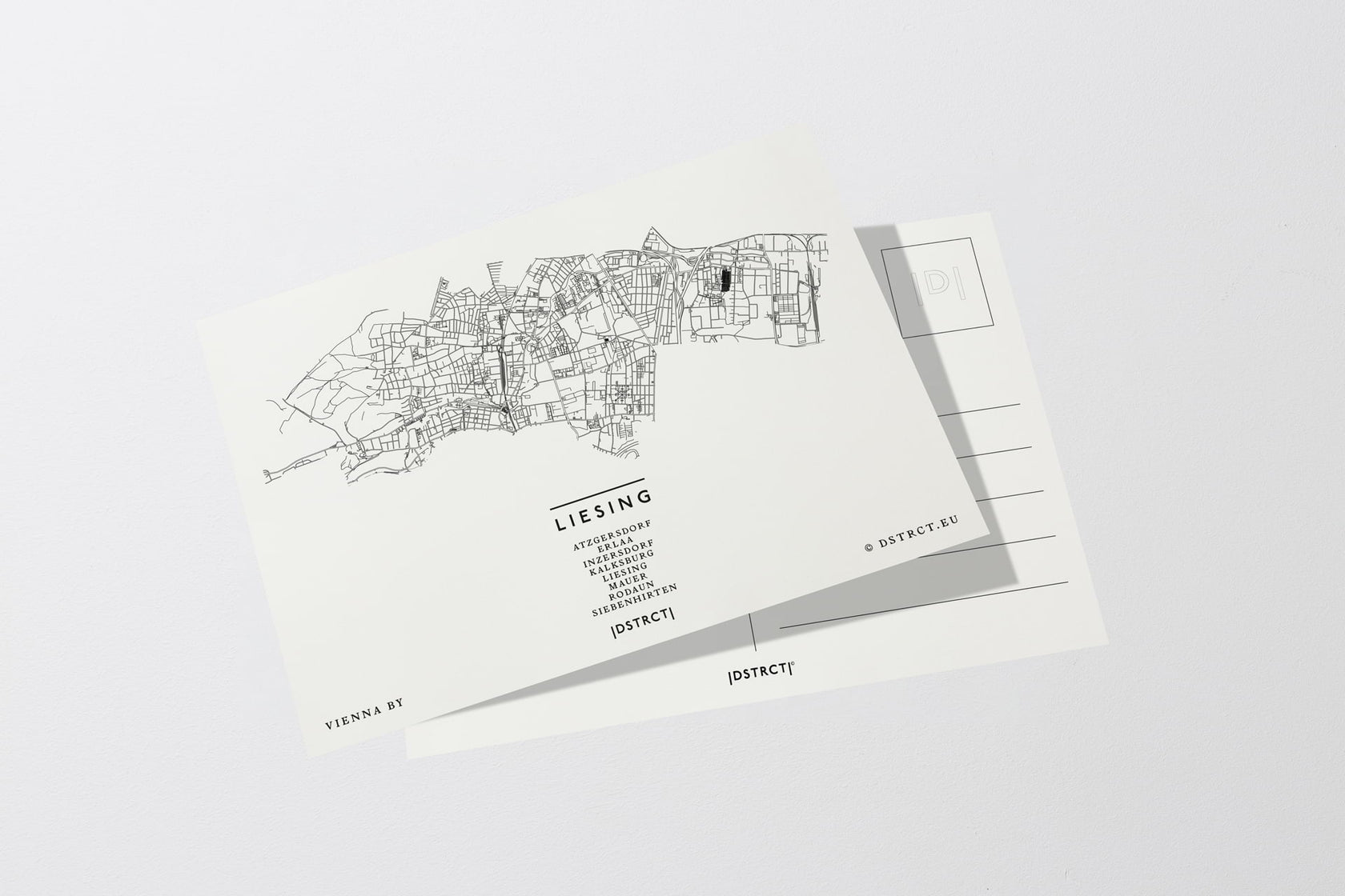 Liesing | 1230 | Wien | City Map Karte Plan Bild Print Poster – DSTRCT